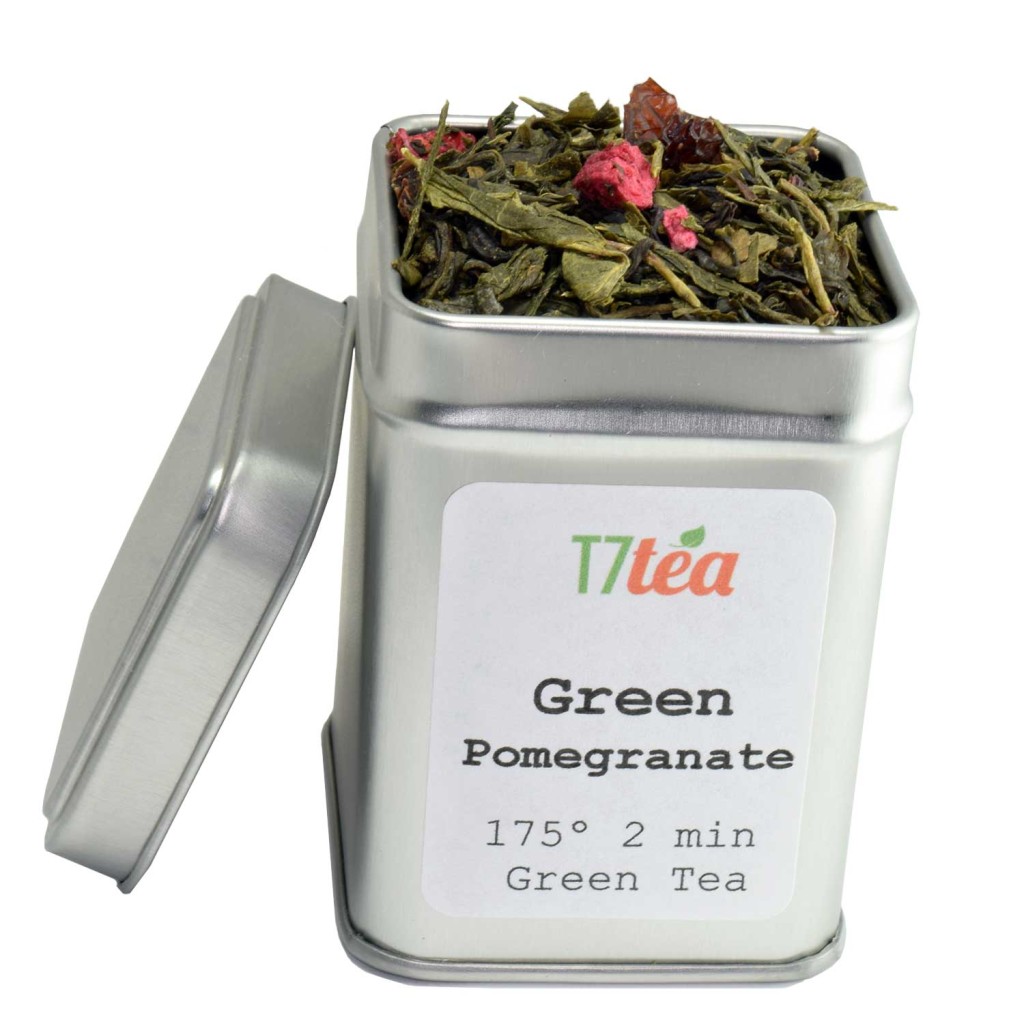 Pomegranate Green Tea Sample- Online loose leaf tea Dallas Texas